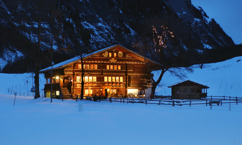 Waldhotel Doldenhorn: Landgasthof Ruedihus - Kandersteg - Guidle